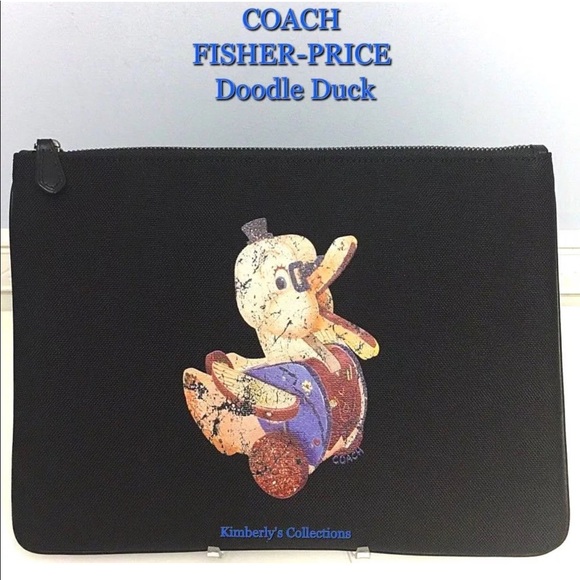 Coach | Bags | Coach Doodle Duck Tech Or Cosmetics Pouch Bag Nwt | Poshmark